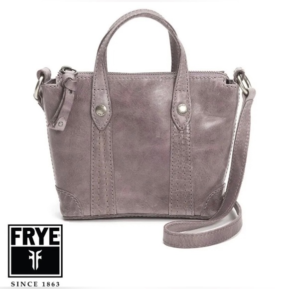 Frye | Bags | Frye Mini Melissa Leather Crossbody Shoppercolor Amethyst ...